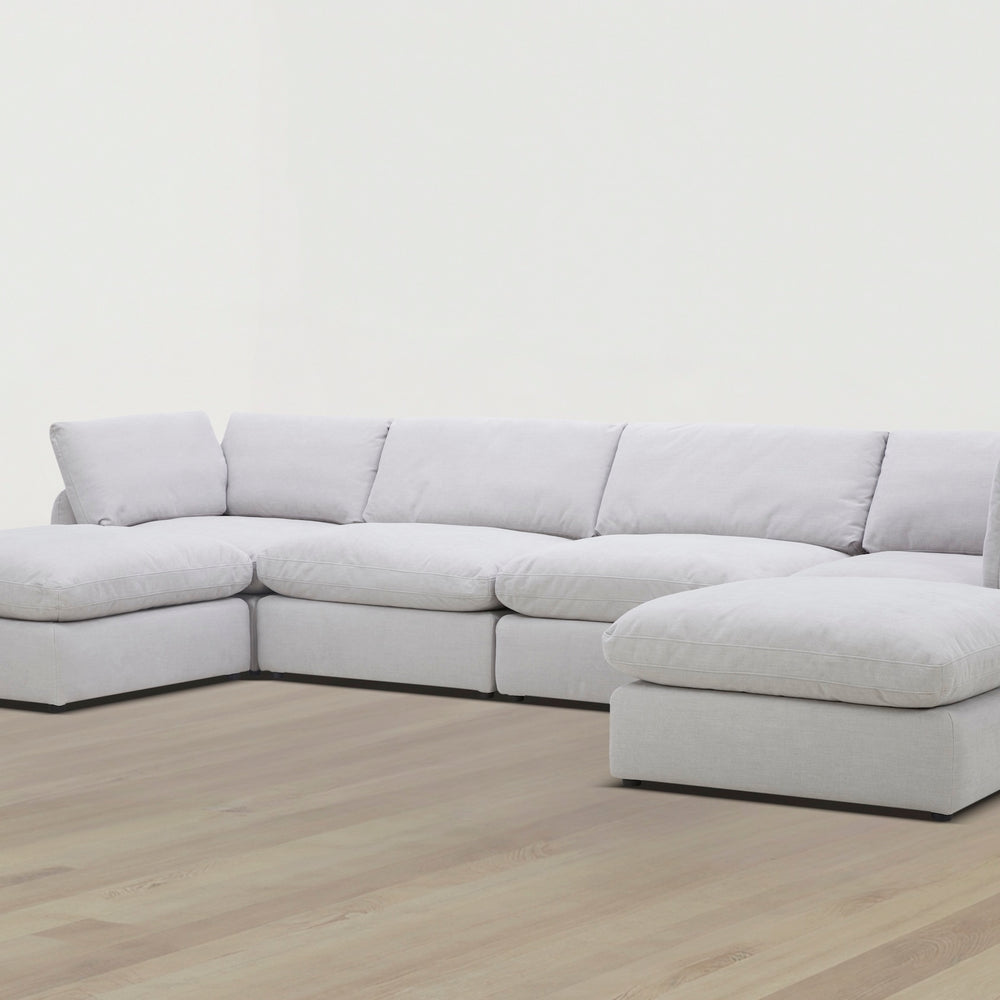 Cali Mark II | 6 Piece Modular Lounge | Removable Covers | Feather ...