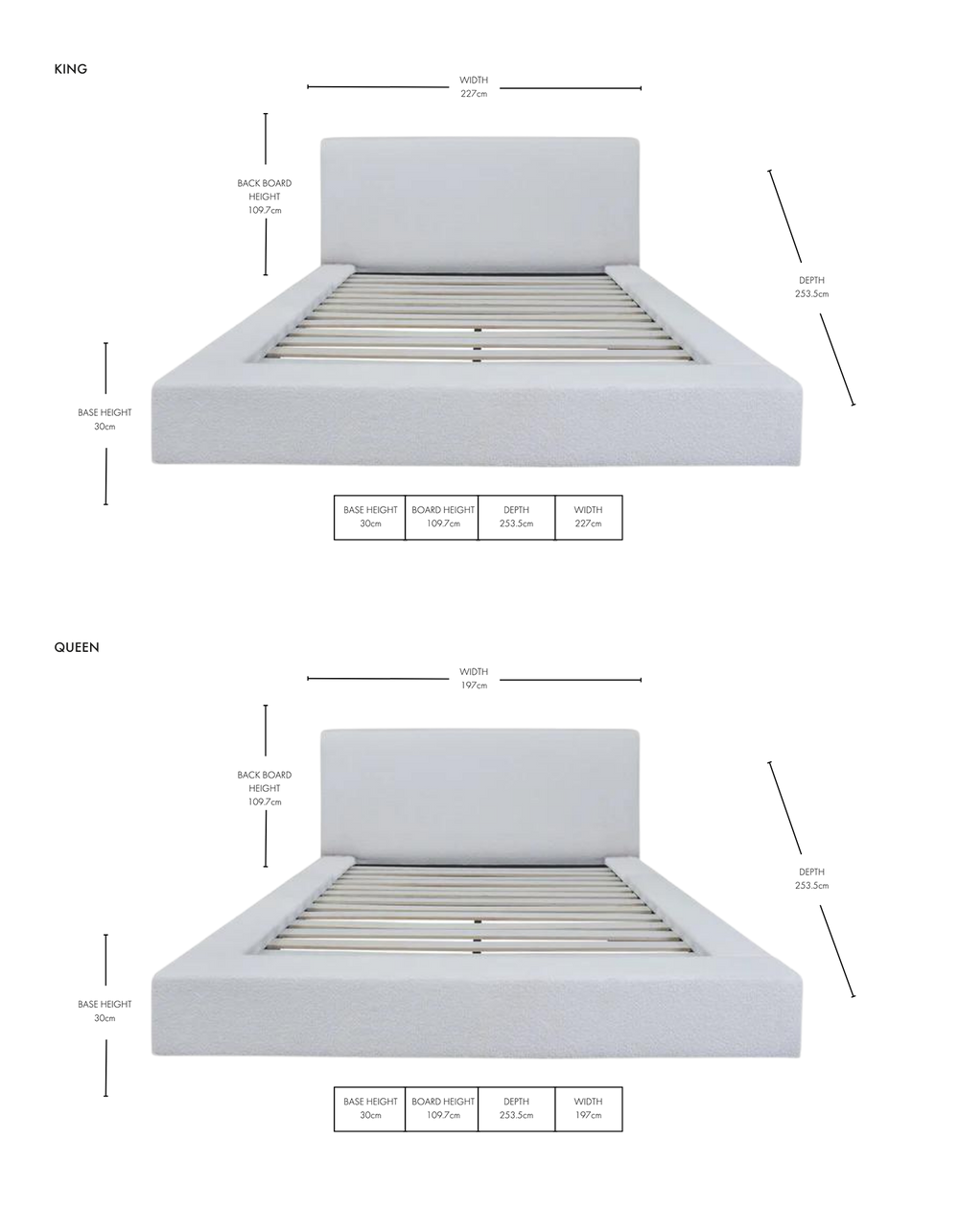 Byron Bed Frame | Boucle | Furniture Forum