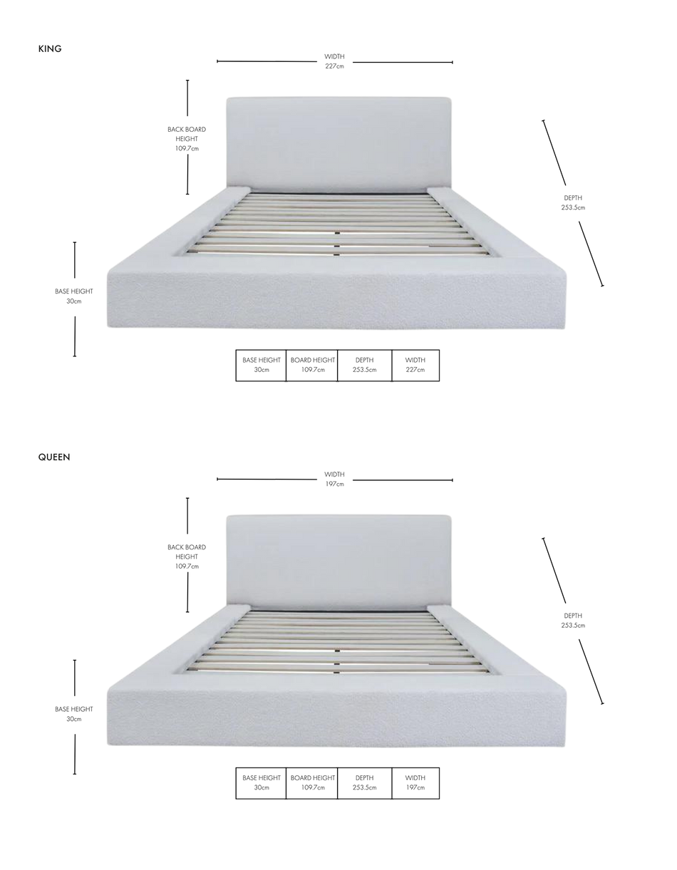 Byron Bed Frame | Boucle | Furniture Forum